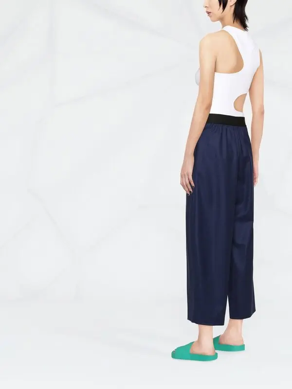 Stella McCartney Wide-leg Cropped Trousers