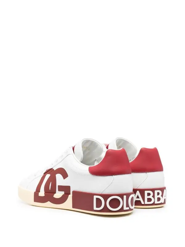 Dolce & Gabbana Logo-print Lace-up Sneakers - White