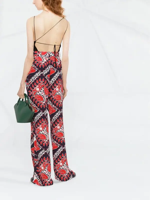 Valentino Garavani Archive Manifesto Straight-leg Trousers
