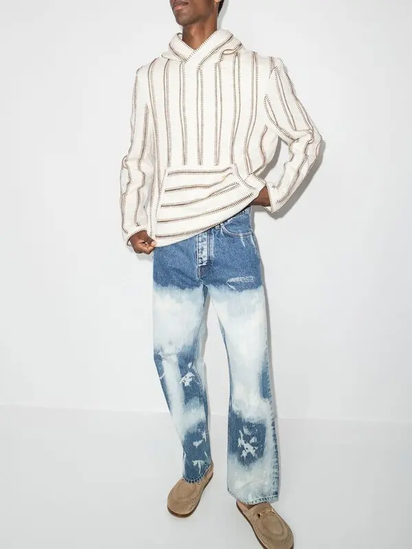 Amiri Cotton Contrast-stitch Sweatshirt