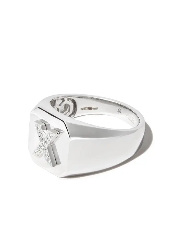Shay 18kt White Gold Champion Ring - Silver