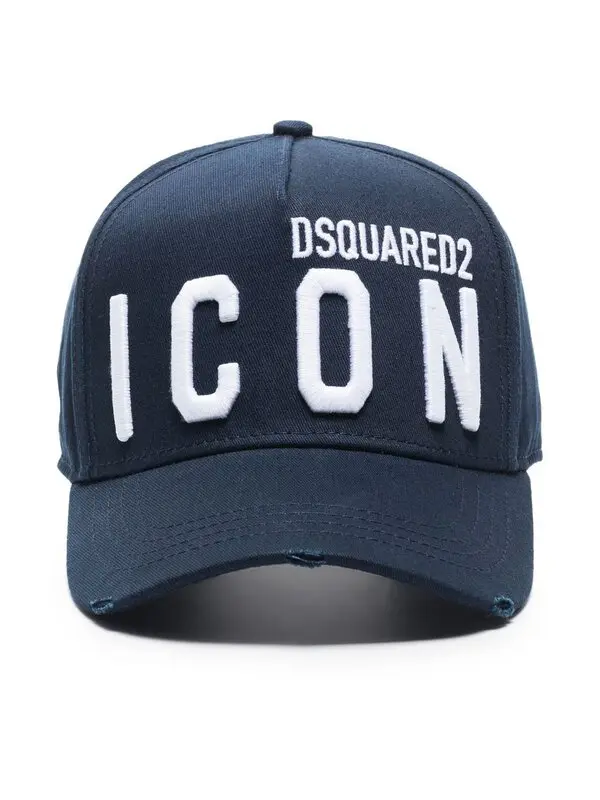 Dsquared2 Embroidered Icon Baseball Cap - Blue