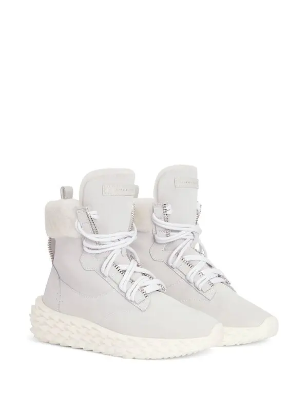 GIUSEPPE ZANOTTI Urchin High-top Sneakers - White