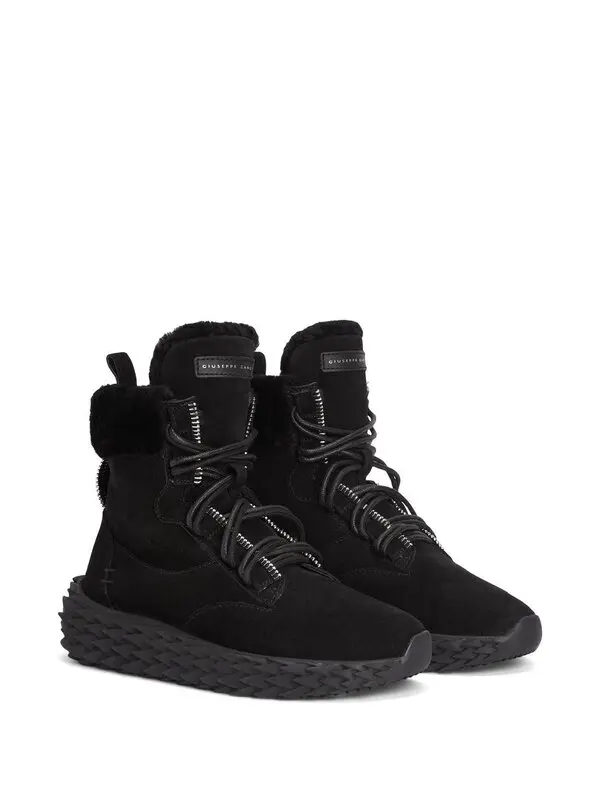GIUSEPPE ZANOTTI Urchin Hi-top Sneakers - Black