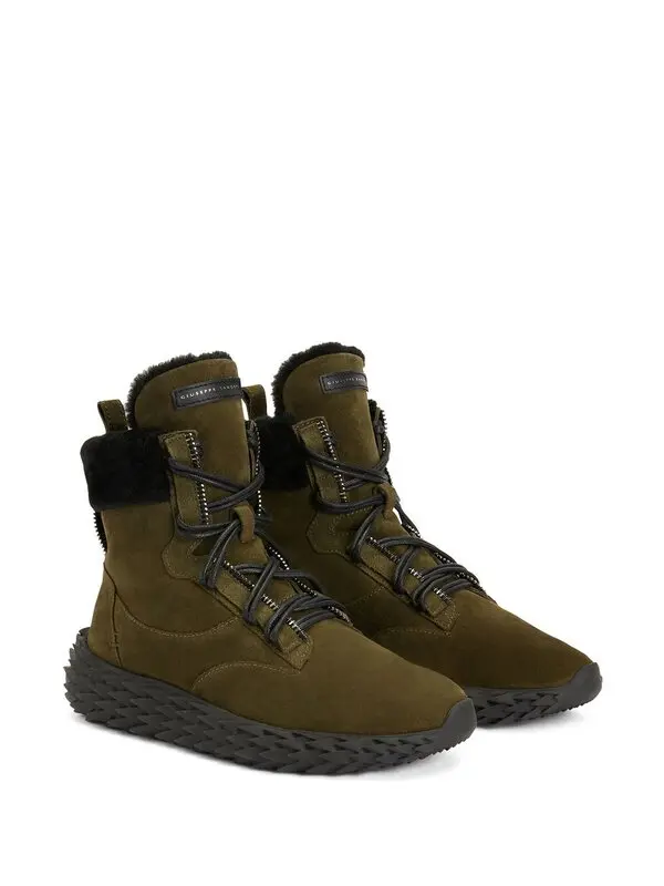 GIUSEPPE ZANOTTI Urchin High-top Sneaker Boots - Green