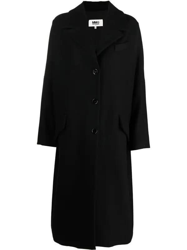 MAISON MARGIELA Single-breasted Felted Coat