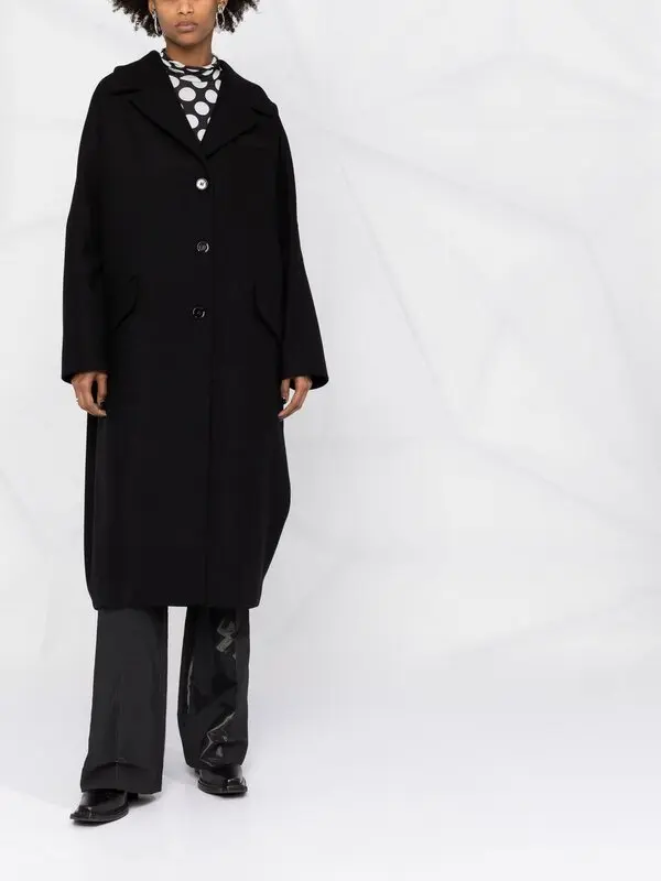 MAISON MARGIELA Single-breasted Felted Coat