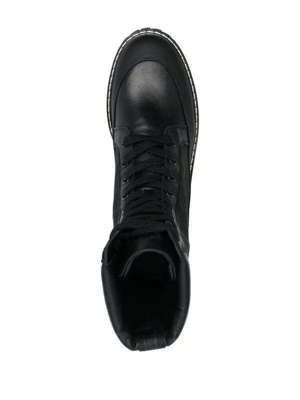 Tommy Hilfiger Logo-stamp Lace-up Boots