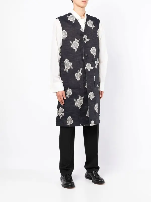 ONEFIFTEEN X Anowhereman Patterned Jacquard Waistcoat