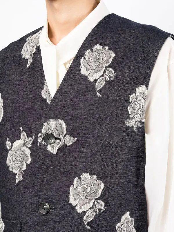 ONEFIFTEEN X Anowhereman Patterned Jacquard Waistcoat