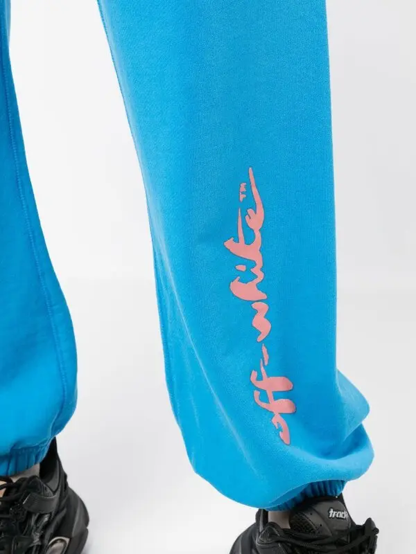 Off-White Painter Logo-print Track Pants - Blue