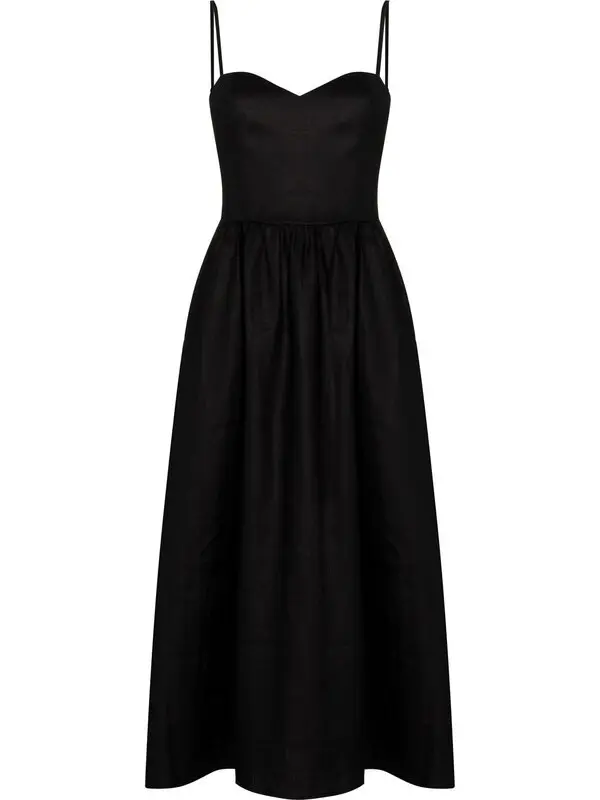 Reformation Zander Day Dress In Black - 40% Off | Editorialist