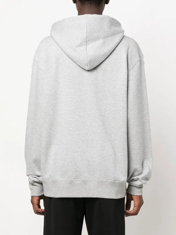 Etro Patchwork Logo-print Rib-trimmed Hoodie