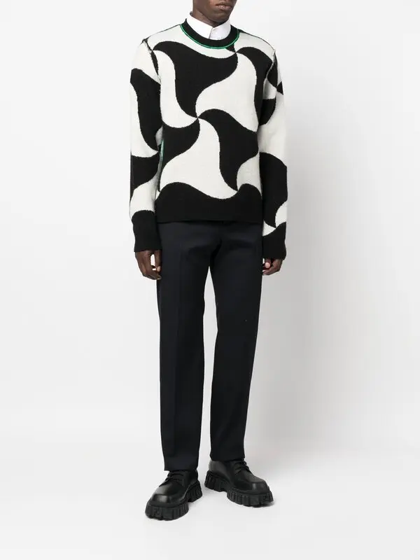 Valentino Garavani Pressed-crease Tailored Trousers - Blue