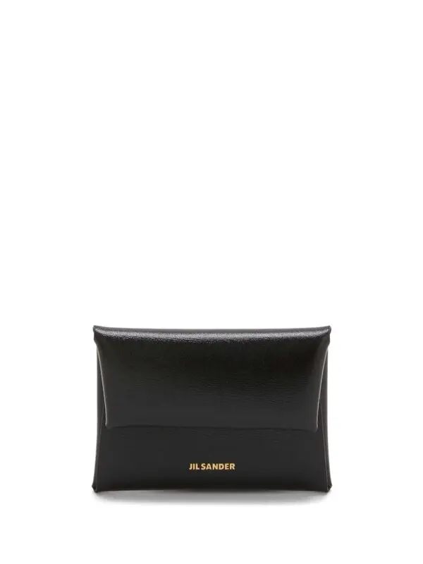 JIL SANDER Saffiano-texture Wallet - Black