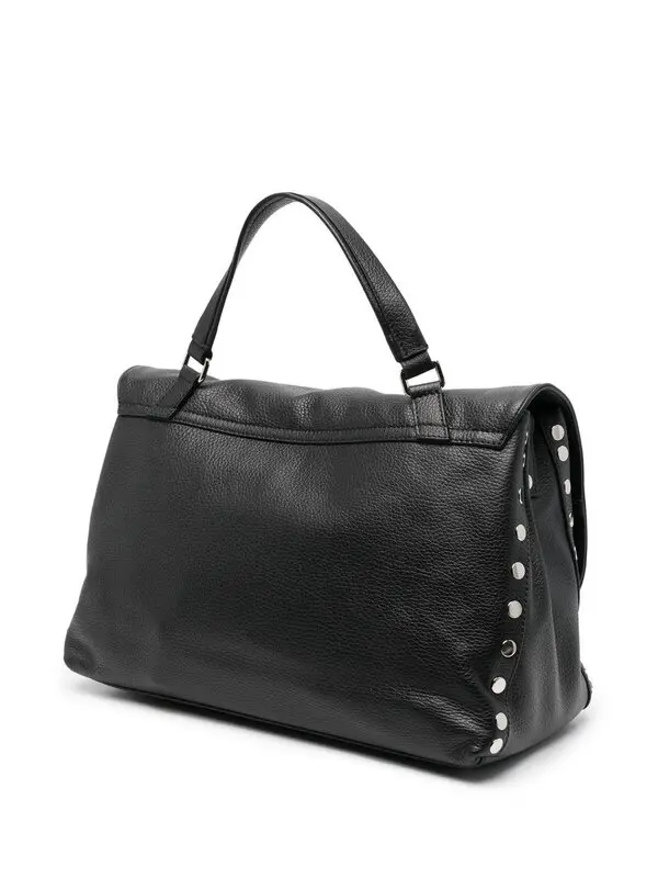 ZANELLATO Medium Postina Daily Studded Tote Bag - Black