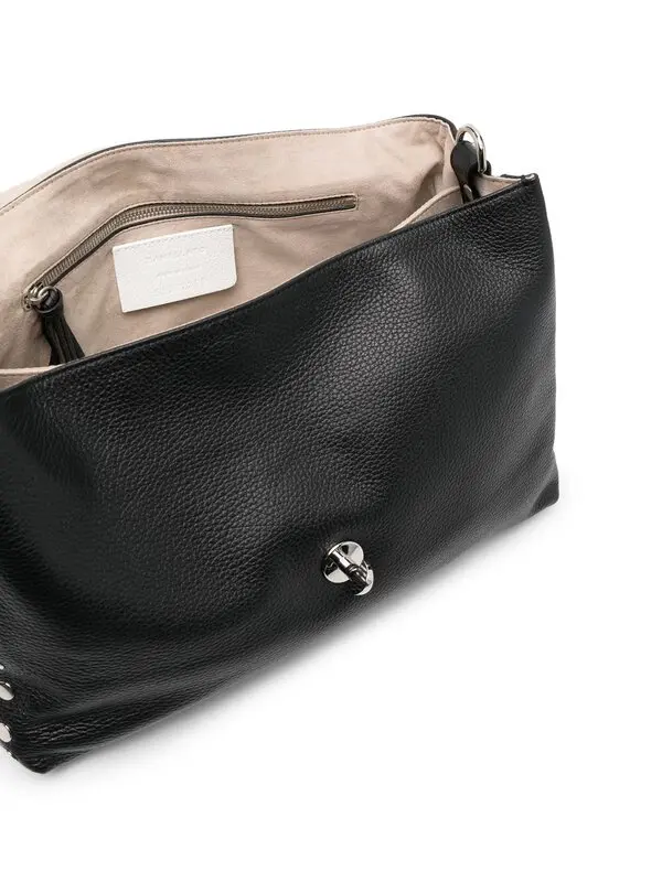 ZANELLATO Medium Postina Daily Studded Tote Bag - Black