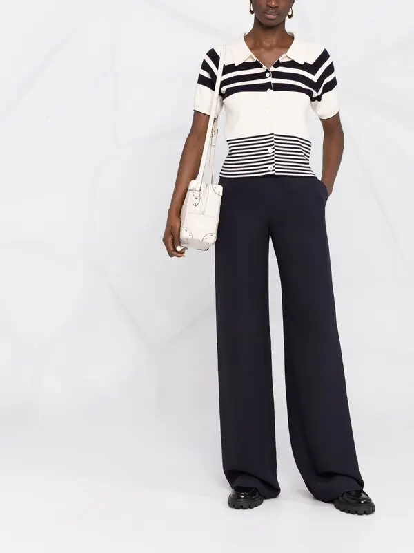 Valentino Garavani High-waisted Wide-leg Trousers