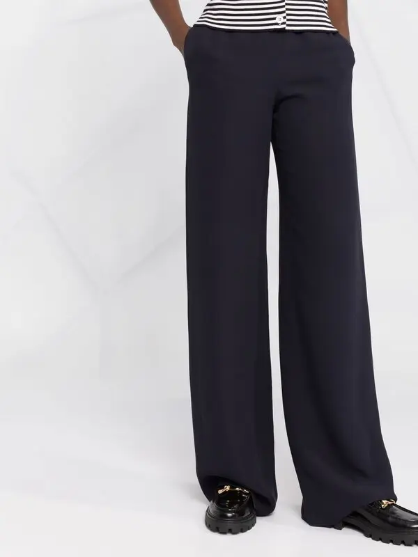 Valentino Garavani High-waisted Wide-leg Trousers