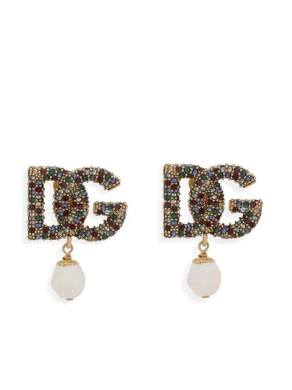 Dolce & Gabbana Dg Logo Earrings - Gold