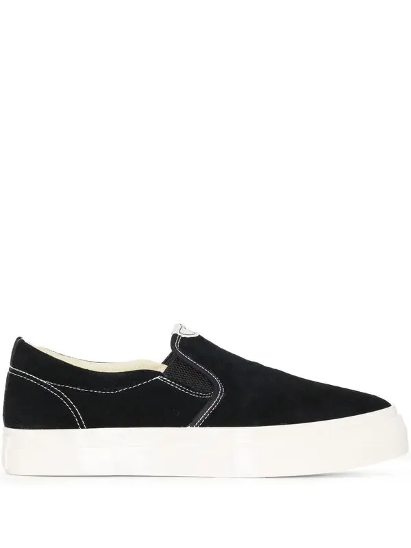 S.W.C STEPNEY WORKERS CLUB Lister Slip-on Trainers - Black