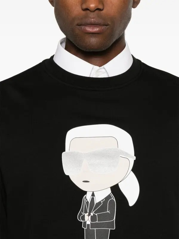 Karl Lagerfeld Ikonik Karl Crew-neck Sweatshirt