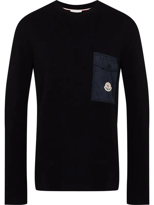 Moncler Logo-patch Ribbed Jumper