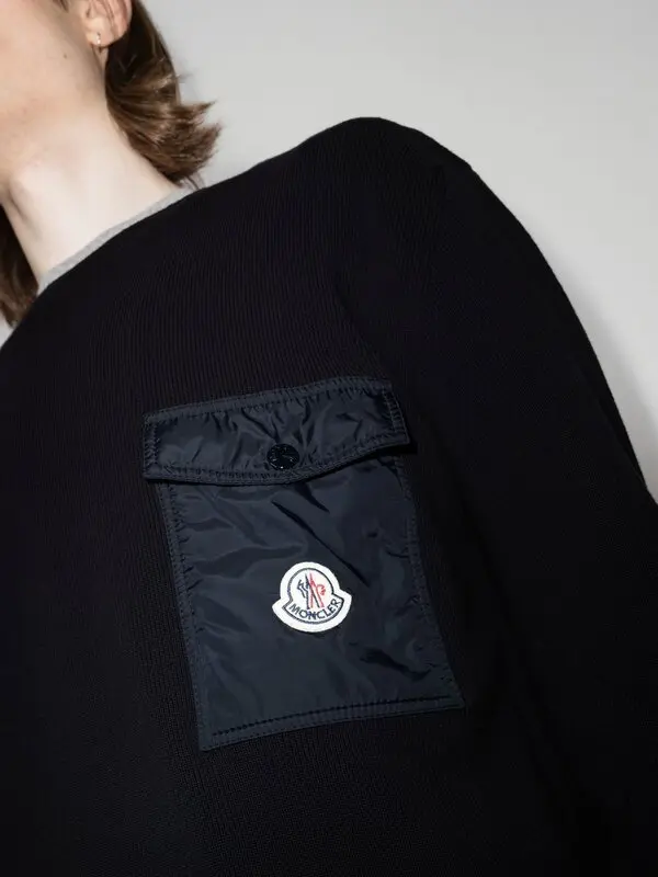 Moncler Logo-patch Ribbed Jumper