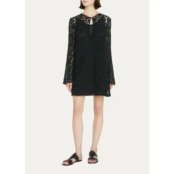 NILI LOTAN Cora Floral Lace Dress