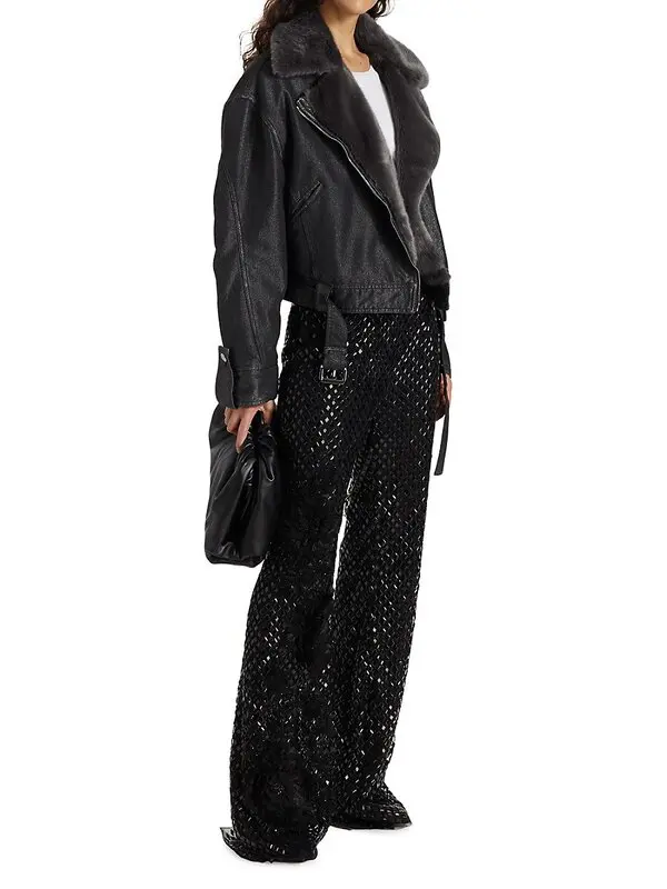 Alberta Ferretti Sequined Party Pants