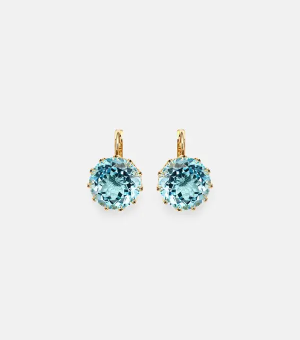 Ileana Makri 18kt Gold Earrings With Topaz - Multicoloured