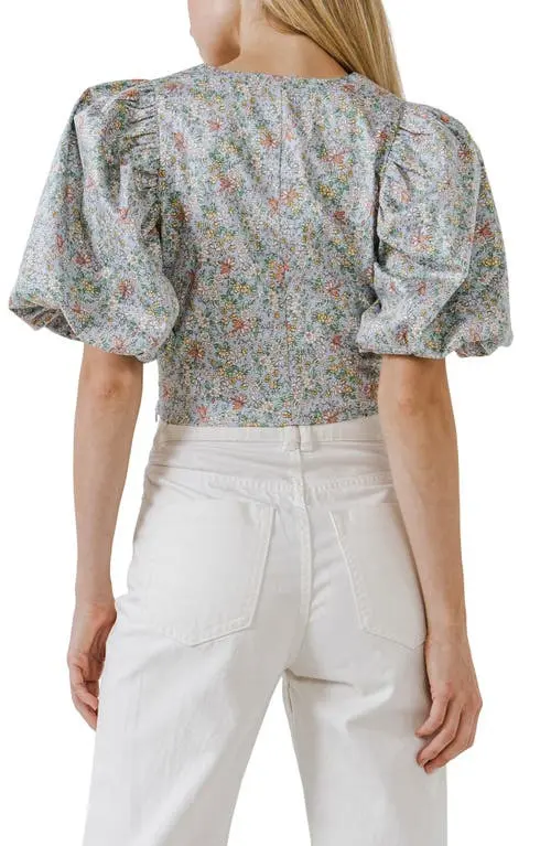 Endless Rose Floral Print Crop Top