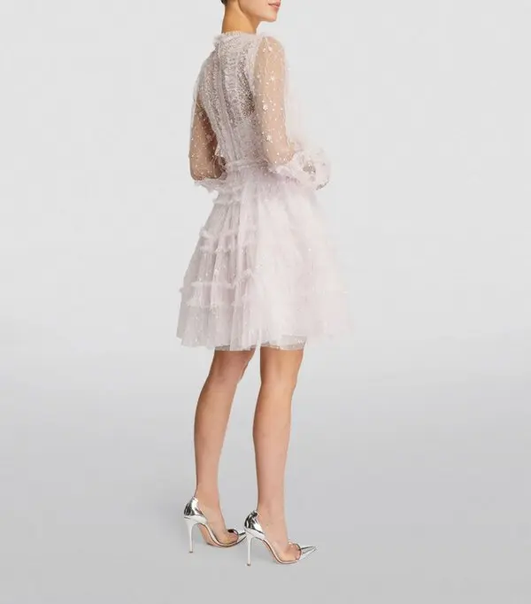 knee length dresses for ladies Stroll The Garden Butterfly Lace A-Line Mini Dress main image 0