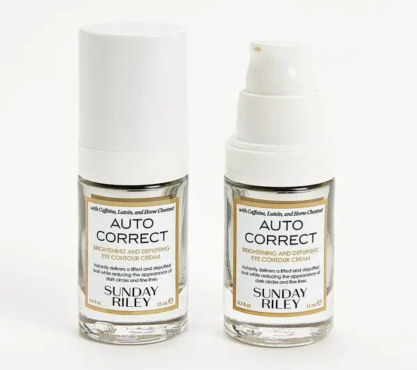 Sunday Riley Auto Correct Brightening Eye Cream Duo - One-color