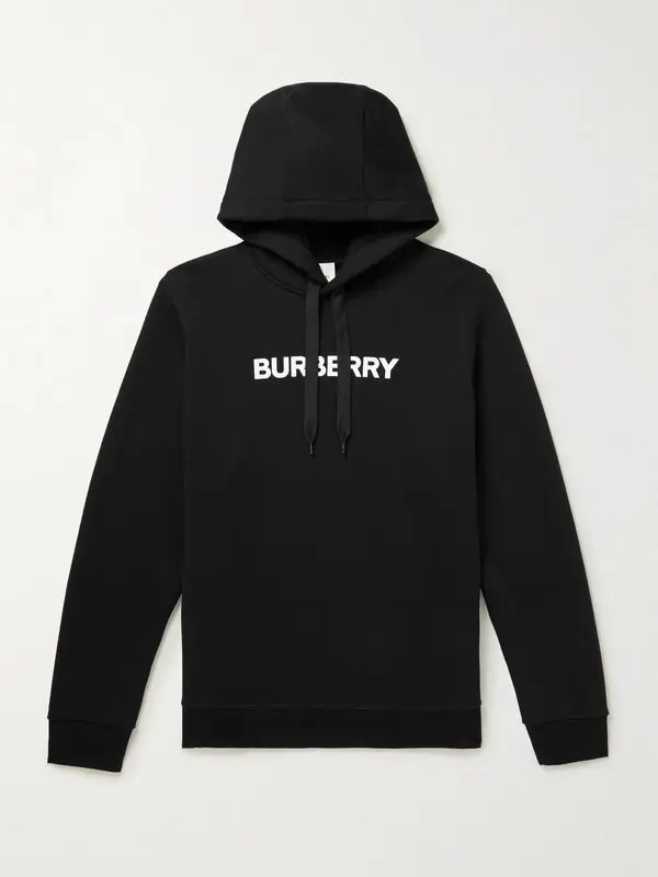 Burberry Ansdell Logo-print Cotton-jersey Hoodie