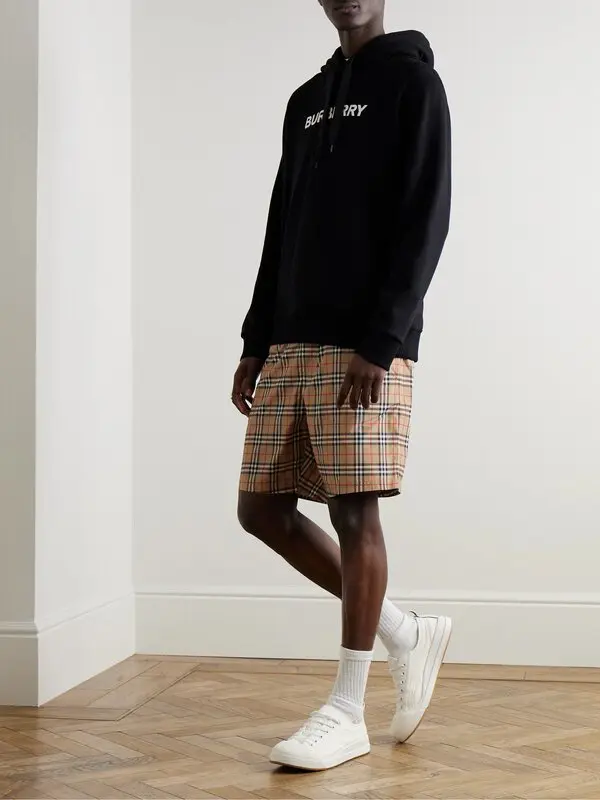 Burberry Ansdell Logo-print Cotton-jersey Hoodie