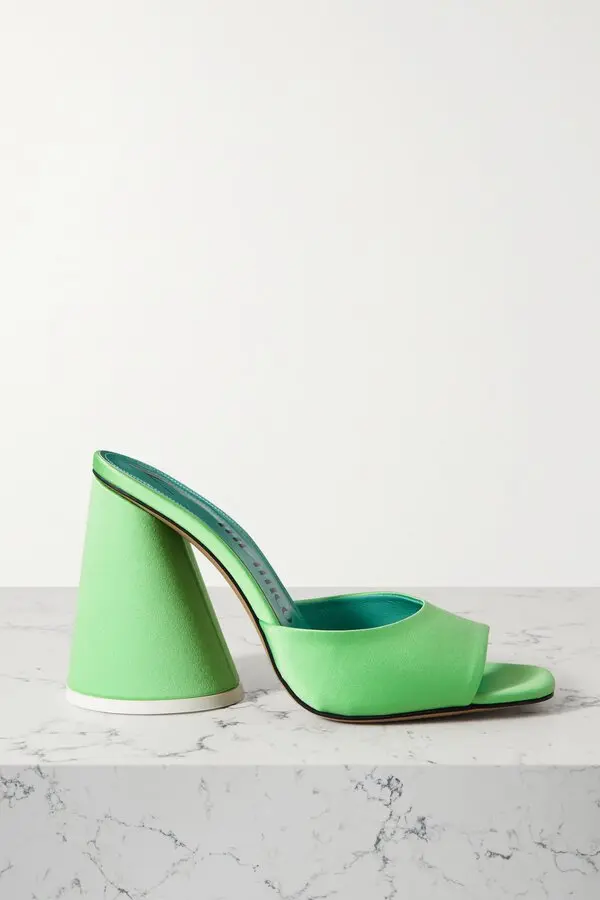 Attico Luz Satin Mules