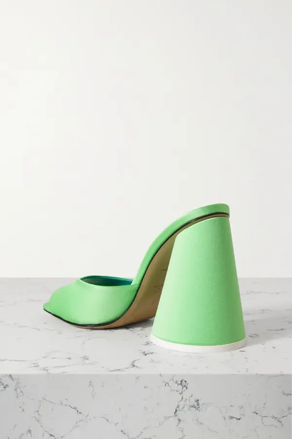 Attico Luz Satin Mules