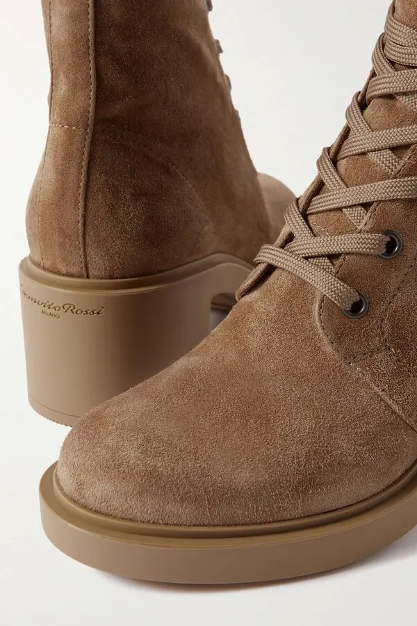 GIANVITO ROSSI Foster 45 Suede Ankle Boots