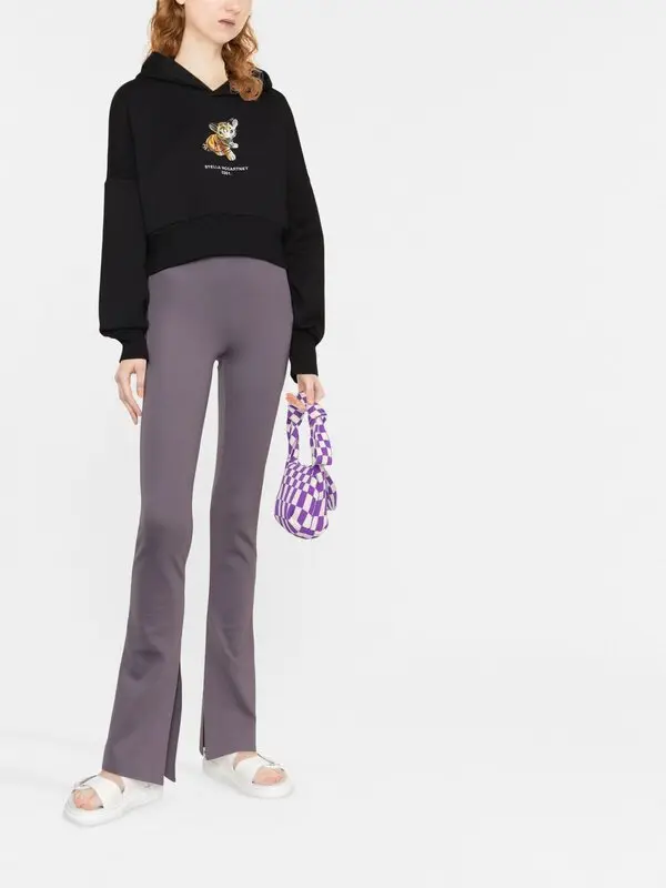 Stella McCartney Tiger Print Cropped Hoodie