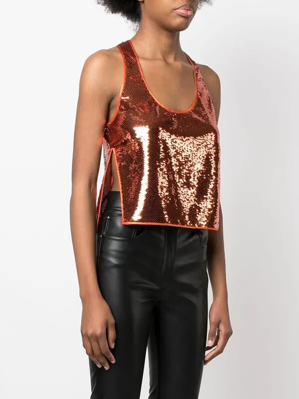 TOM FORD Sequin Embellished Vest Top