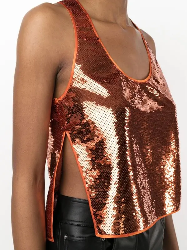 TOM FORD Sequin Embellished Vest Top