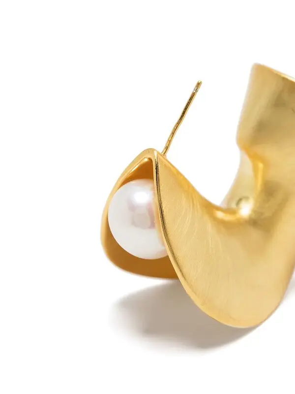 Cult Gaia Sculptural Pearl Single Earring