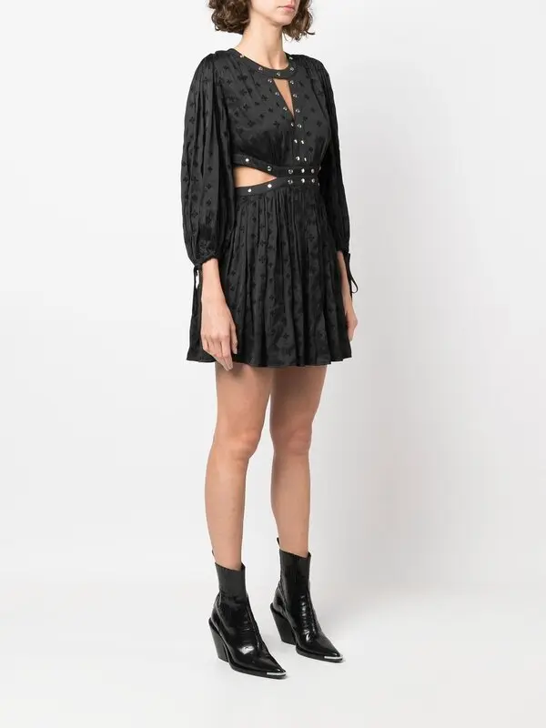 maje black cut out dress Cutout Maxi Dress