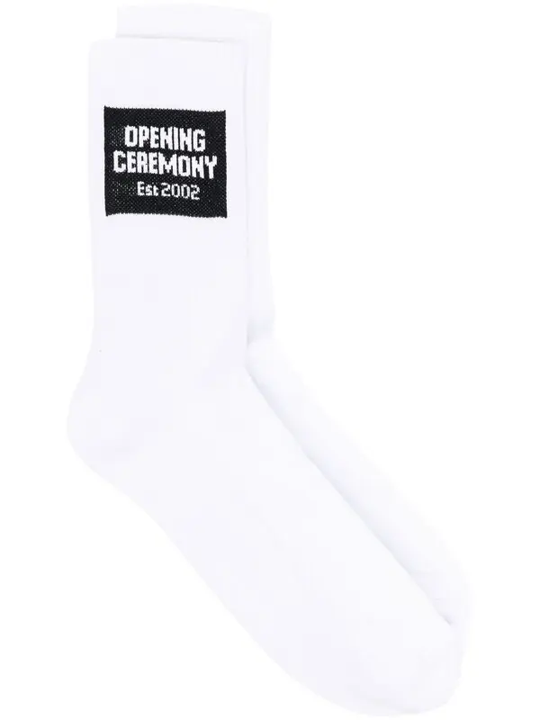 Opening Ceremony Logo Socks - White