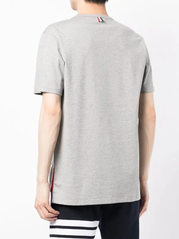 Thom Browne Pocket Cotton T-shirt - Grey
