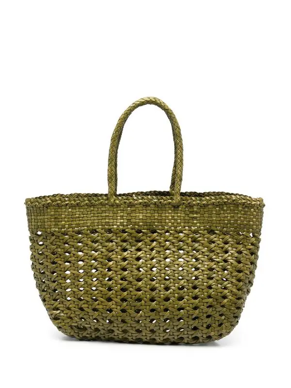 Dragon Diffusion Nantucket Woven Leather Tote Bag