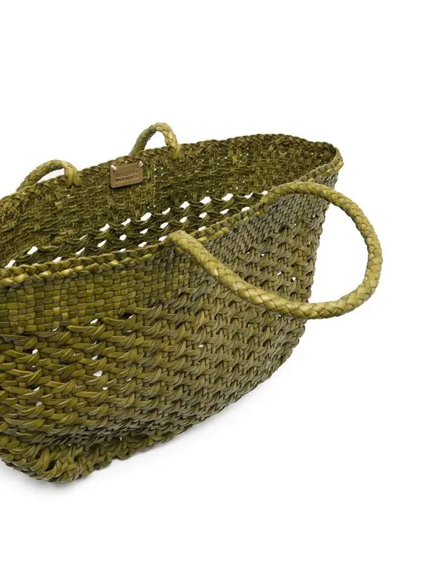Dragon Diffusion Nantucket Woven Leather Tote Bag