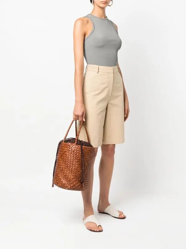 Dragon Diffusion Pompom Jumpwoven Bucket Bag