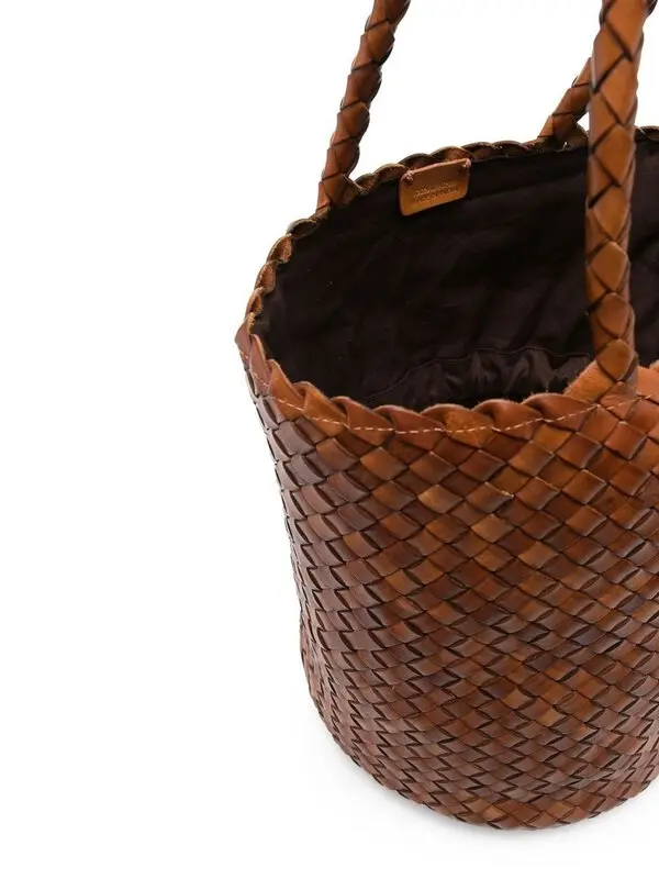 Dragon Diffusion Pompom Jumpwoven Bucket Bag
